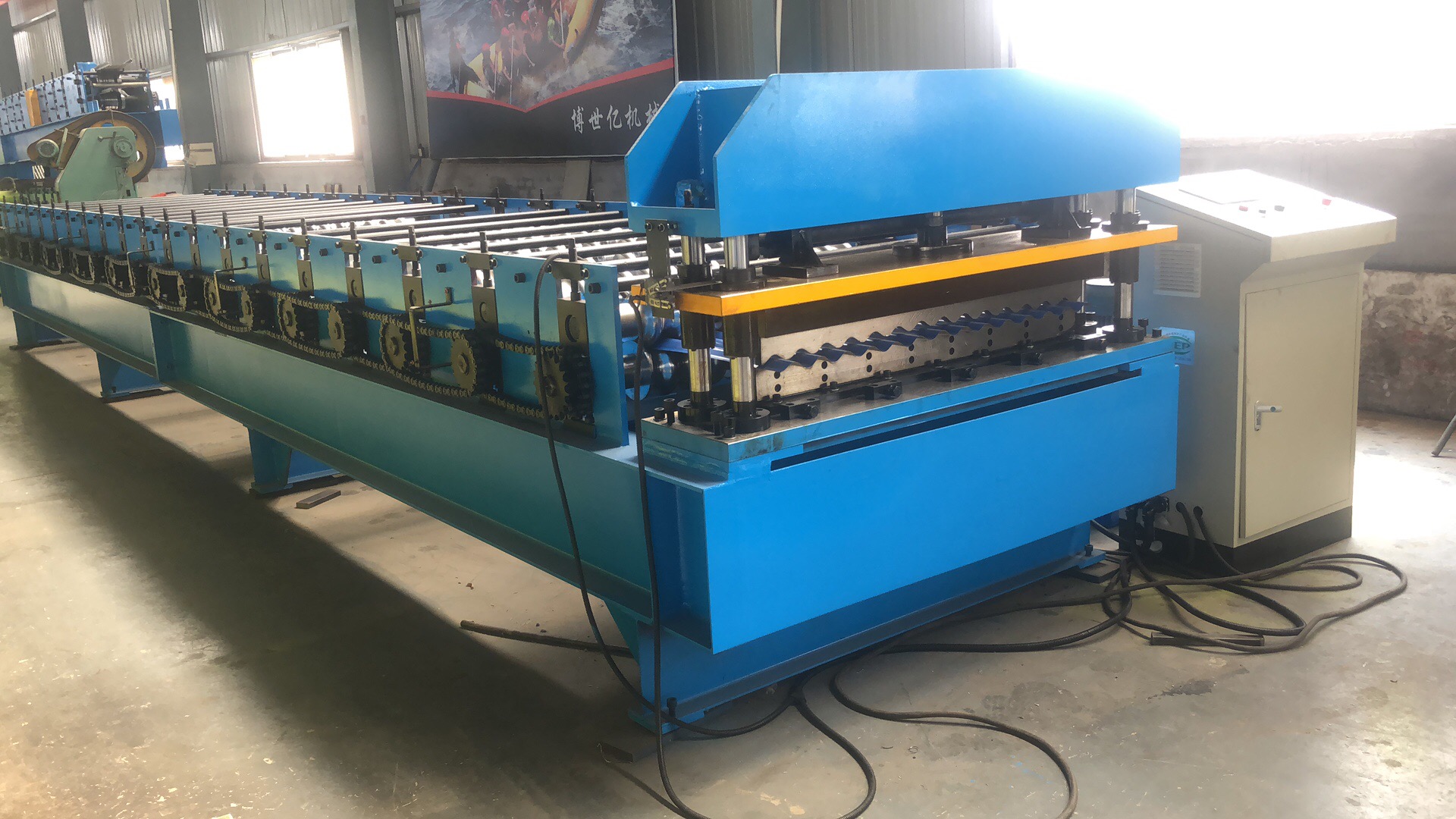 Corrugated sheet roll forming machine - color steel roll forming machine - Zhongtuo Roll Forming ...