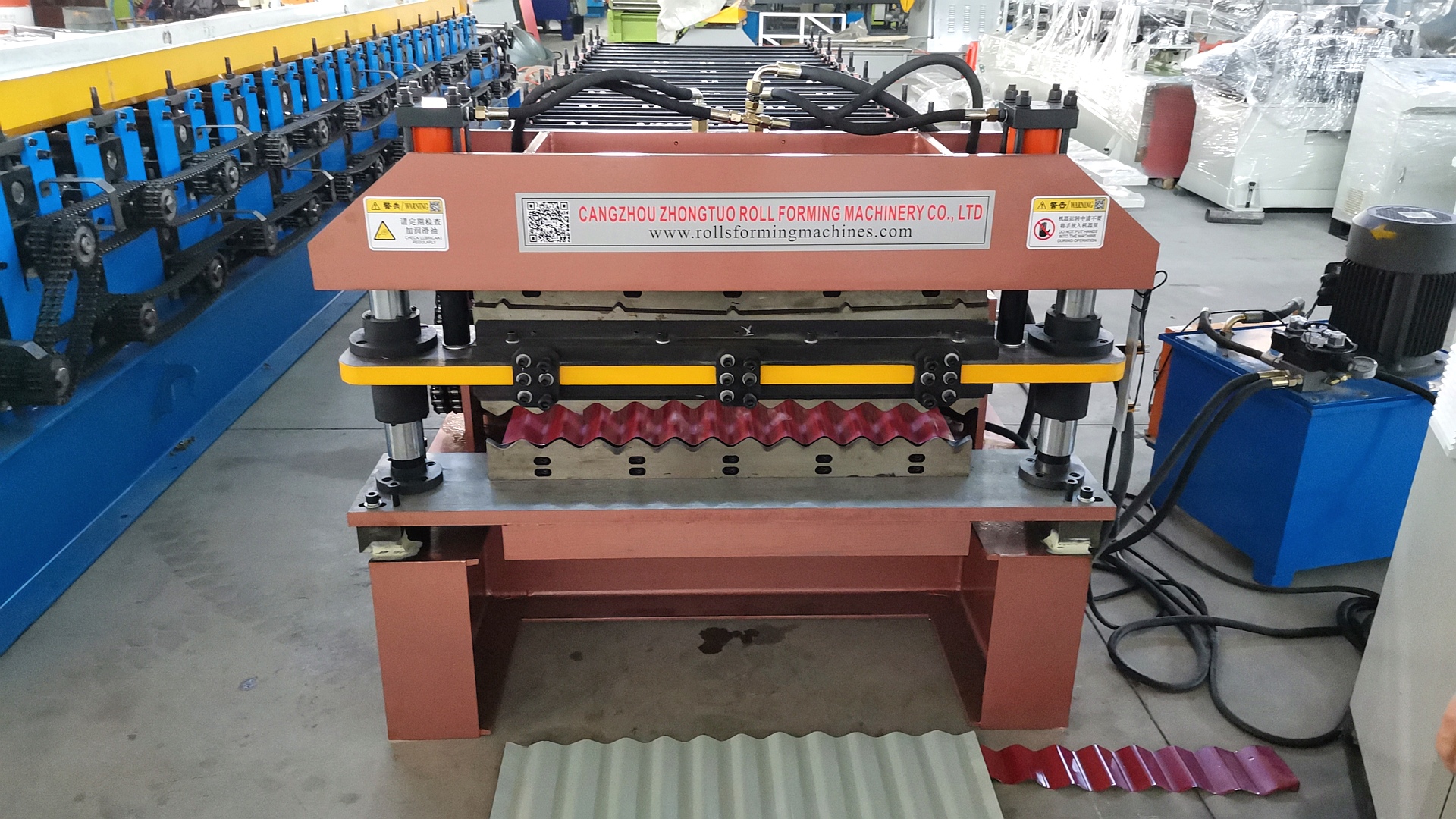 PV5 and Corrugated Sheet Roll Forming Machine - color steel roll ...