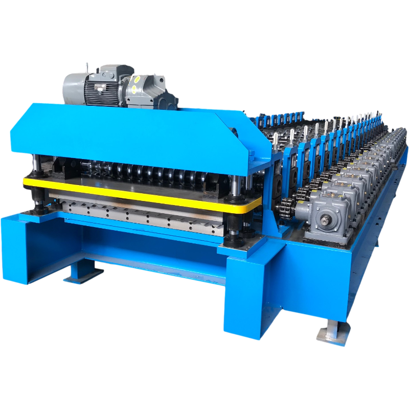 High speed corrugated sheet roll forming machine - color steel roll ...