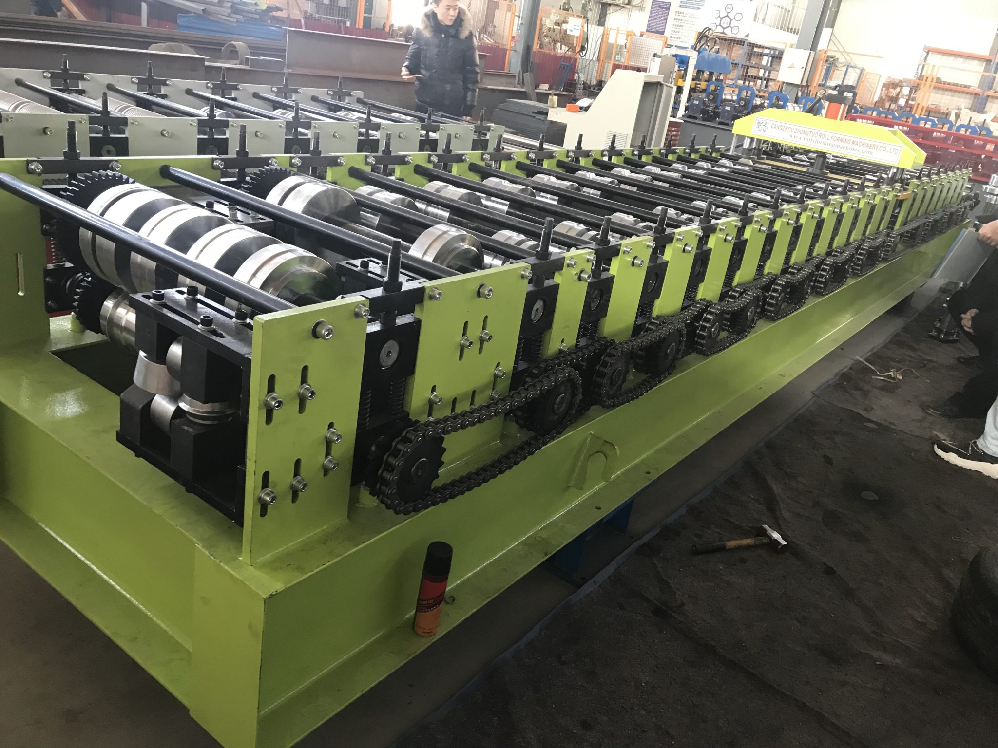 Snap lock standing seam roll forming machine - color steel roll forming ...