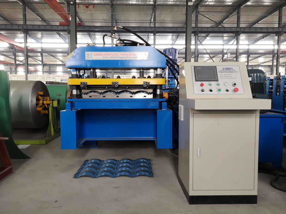 Royal Roman Longtile Roll Forming Machine - color steel roll forming ...