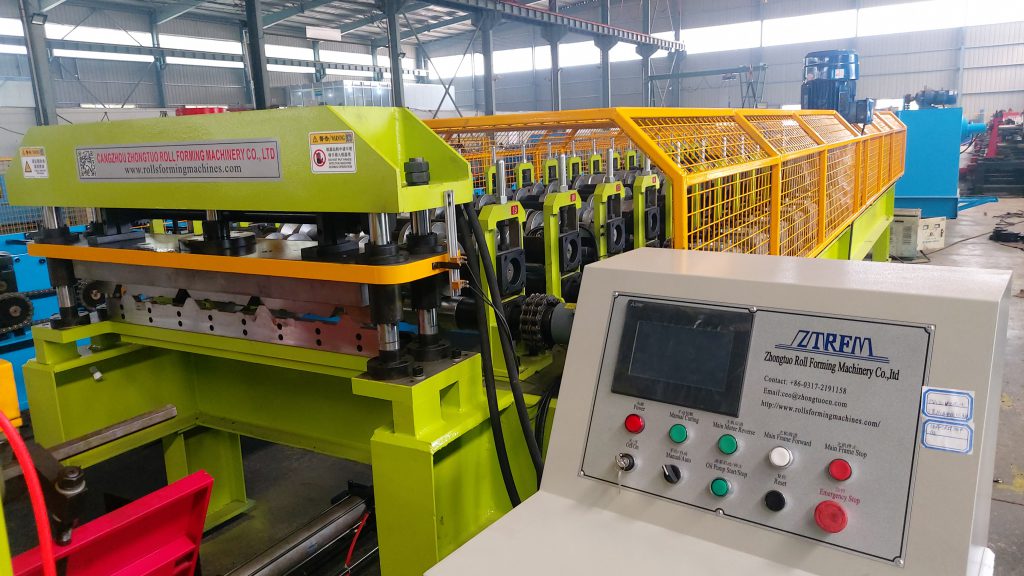 36‘’ R panel Roll Forming Machine for USA market