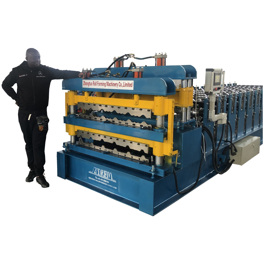 Double layer roll forming machine - color steel roll forming machine ...