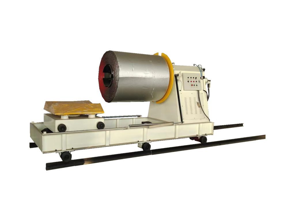 10T Coil Automatic Uncoiler Unwinder with rail