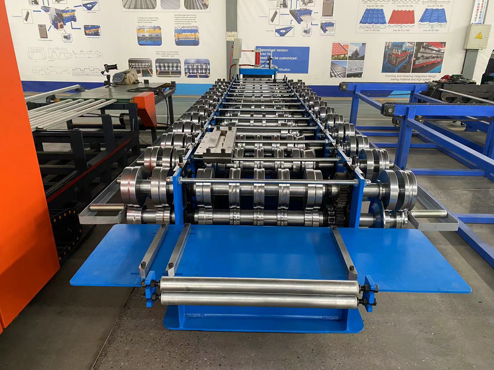 470 Tapered Bemo Standing Seam Roof Panel Roll Forming Machine