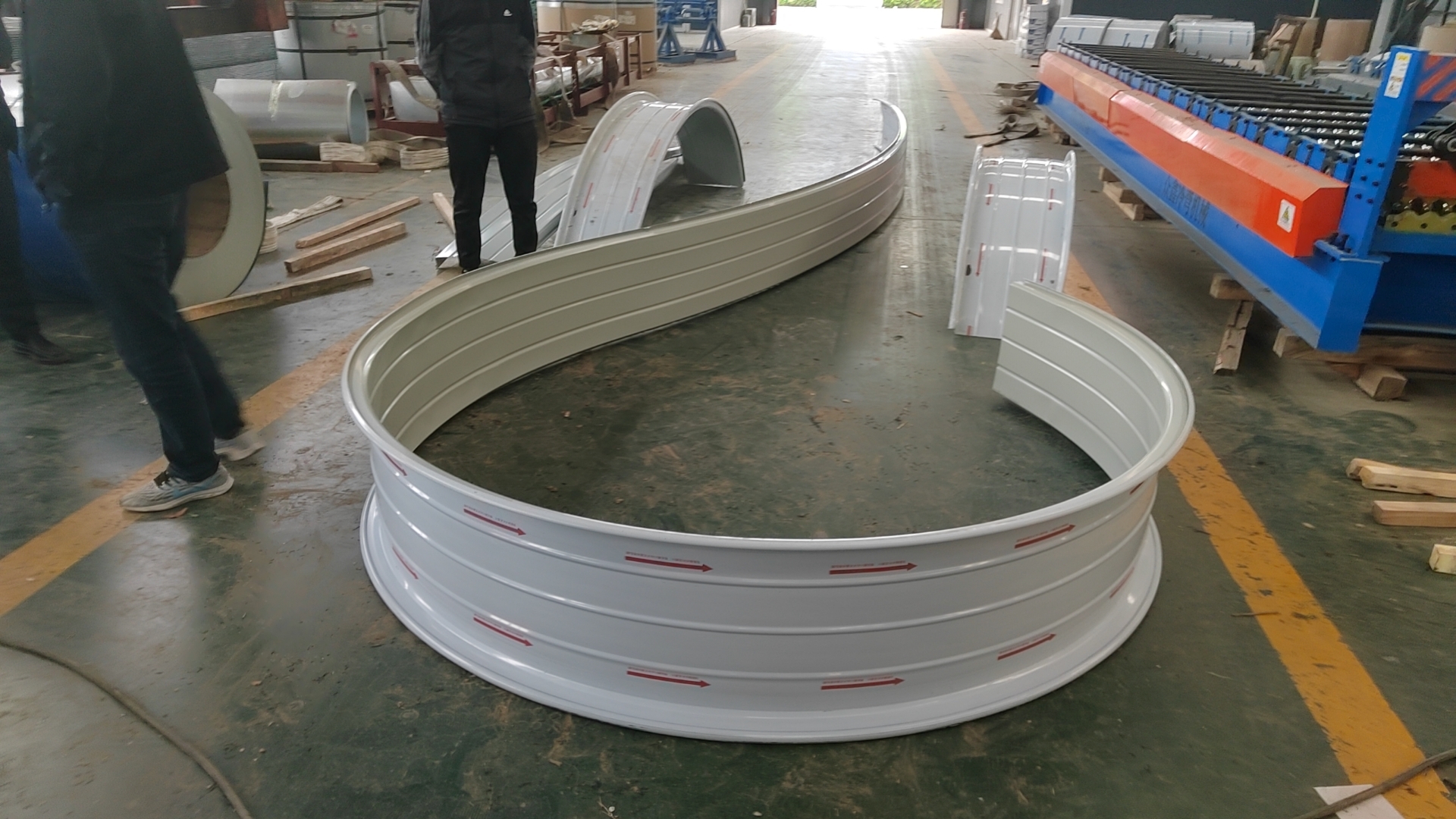 470 Tapered Bemo Standing Seam Roof Panel Roll Forming Machine