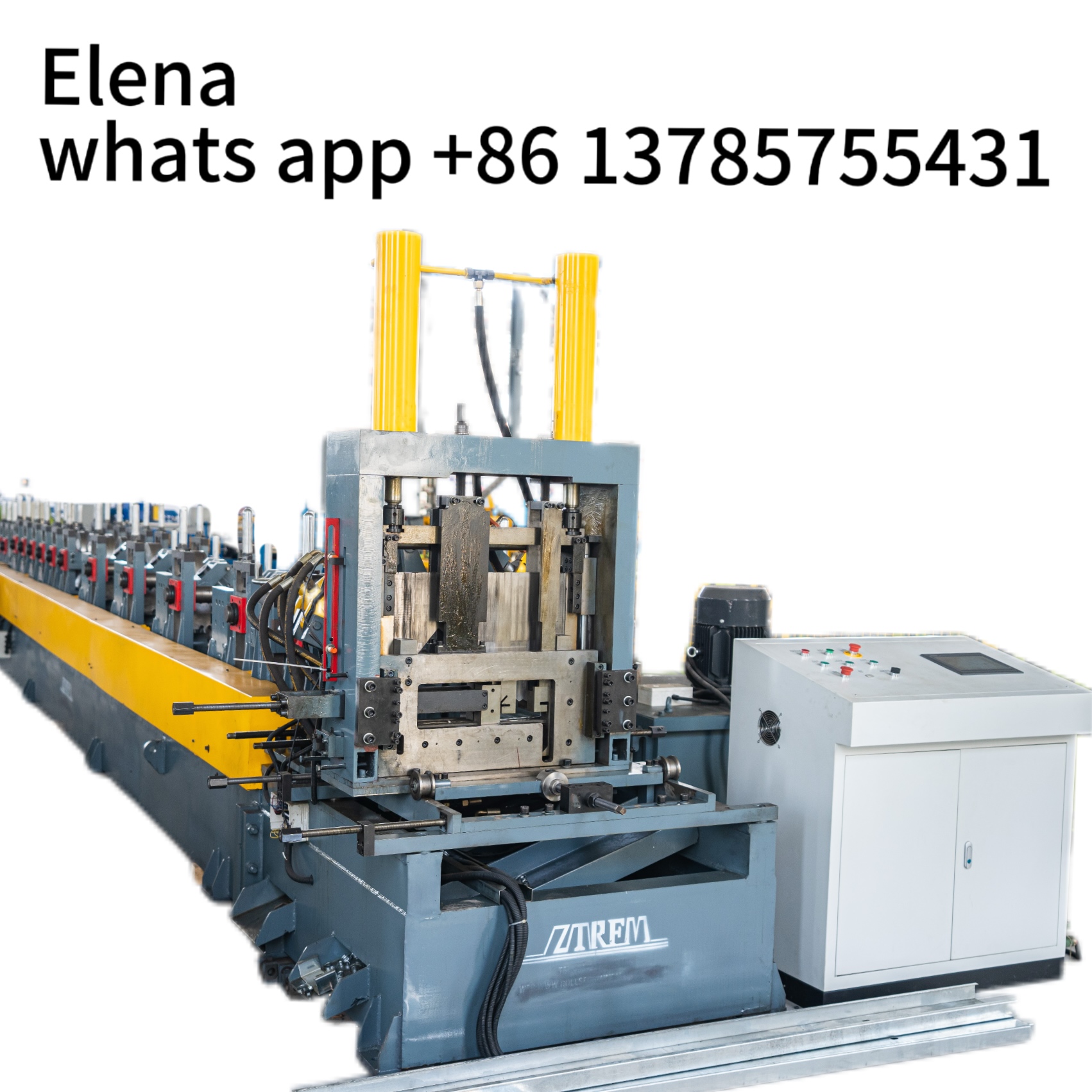 Size Automatically Adjustment C Z Purlin Roll Forming Machine - color steel roll forming machine ...
