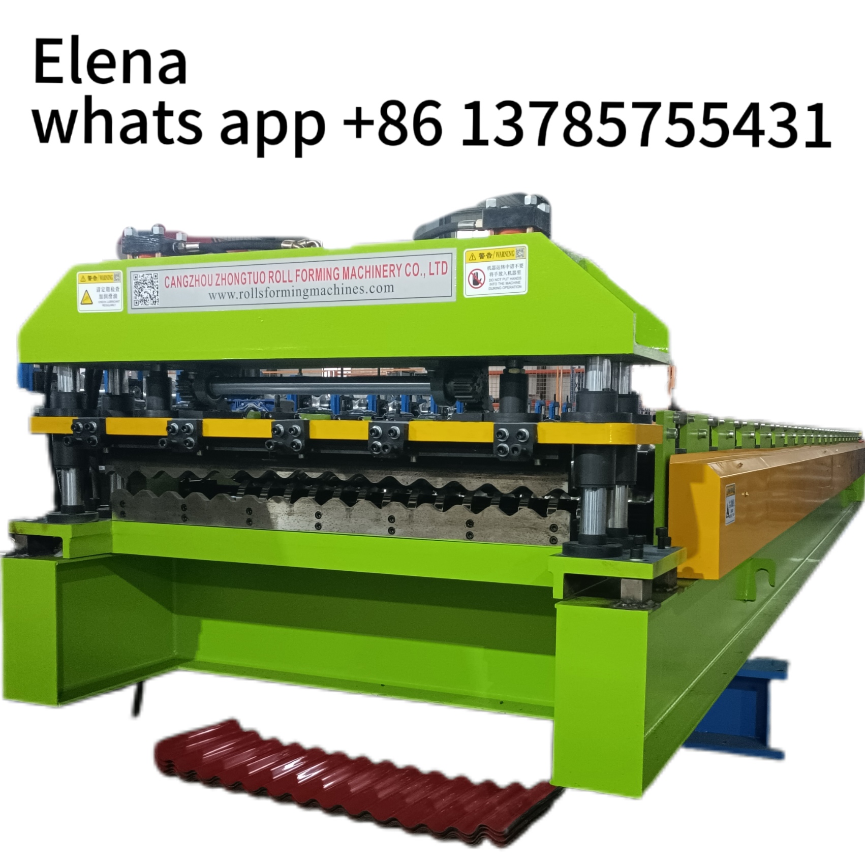 Corrugated Sheet Making Metal Roof Forming Machine - color steel roll ...