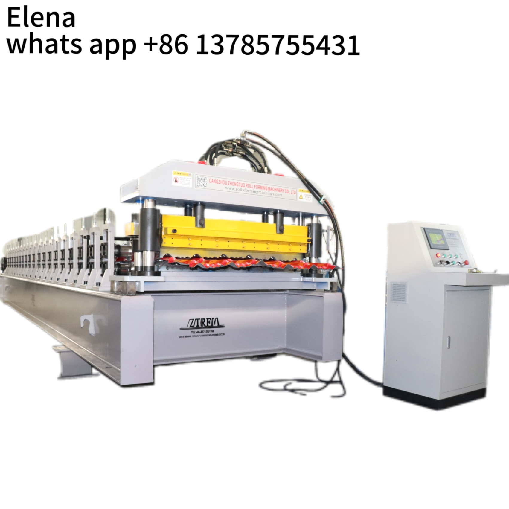 ZTRFM Full Automatic Glazed Tile Forming Machine Glazed Roofing Sheet ...