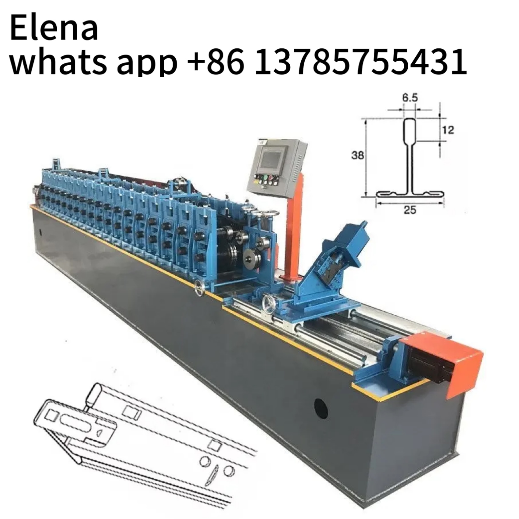 High Speed Suspended T Grid Cross T Grid Ceiling Roll Forming Machine ...