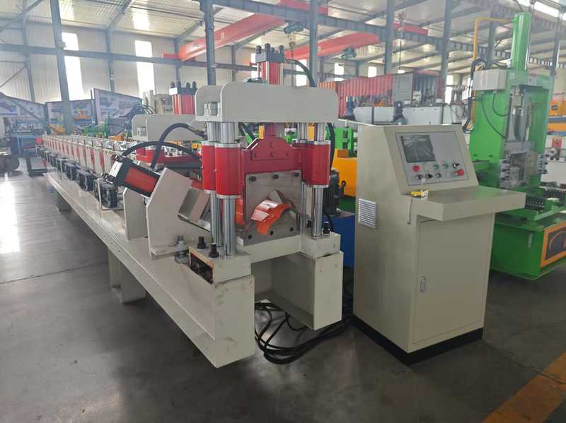1.Roofing Panel Steel Glazed Colored Ridge Cap Roll Forming Machine for ...