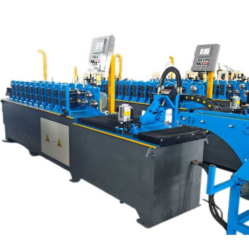 Wall Angle High Speed Rotary Punching Roll Forming Machine for Wall and ...